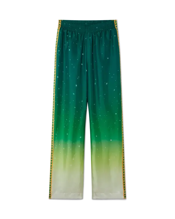 Casablanca Joyaux D'afrique Silk Trousers - White
