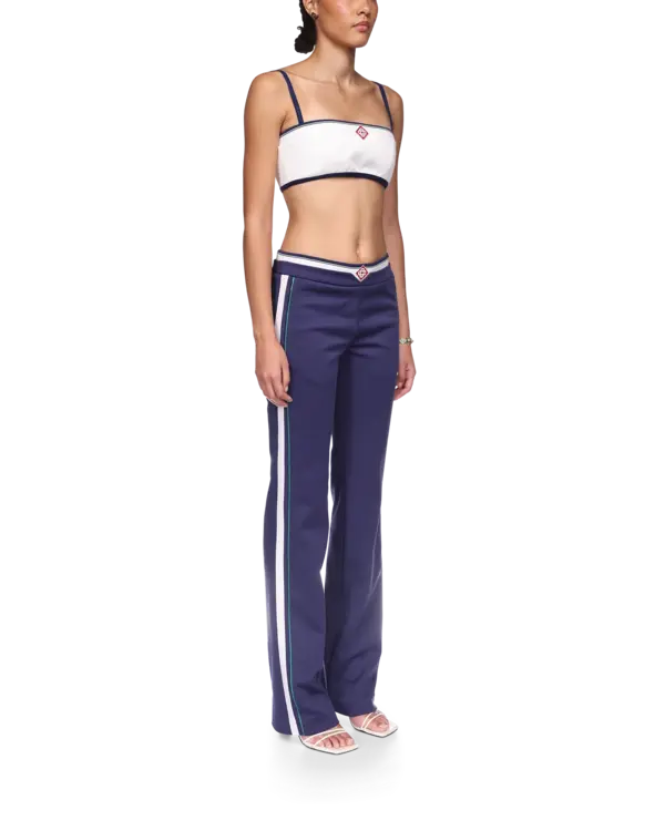 Casablanca Ribbed Straight-leg Track Pants