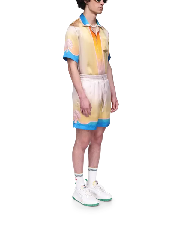 Casablanca L'arc Coloré Silk Shorts