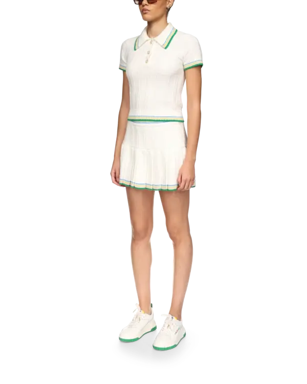 Casablanca Rib Boucle Polo Shirt