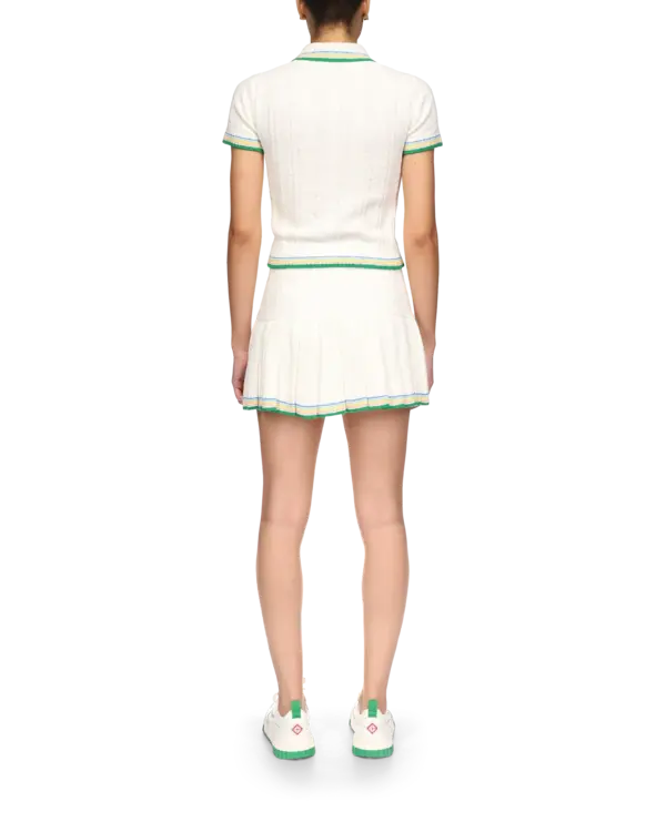 Casablanca Rib Boucle Polo Shirt