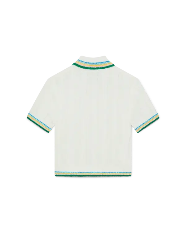 Casablanca Rib Boucle Polo Shirt