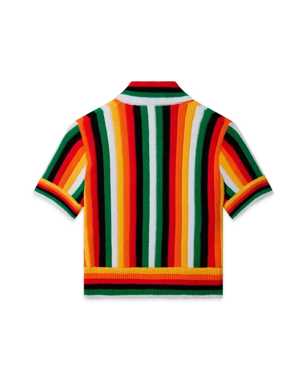 Casablanca Striped Towelling Top