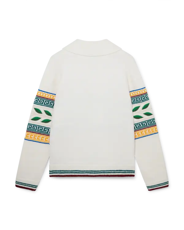Casablanca Laurel Wool Jumper - Multicolor
