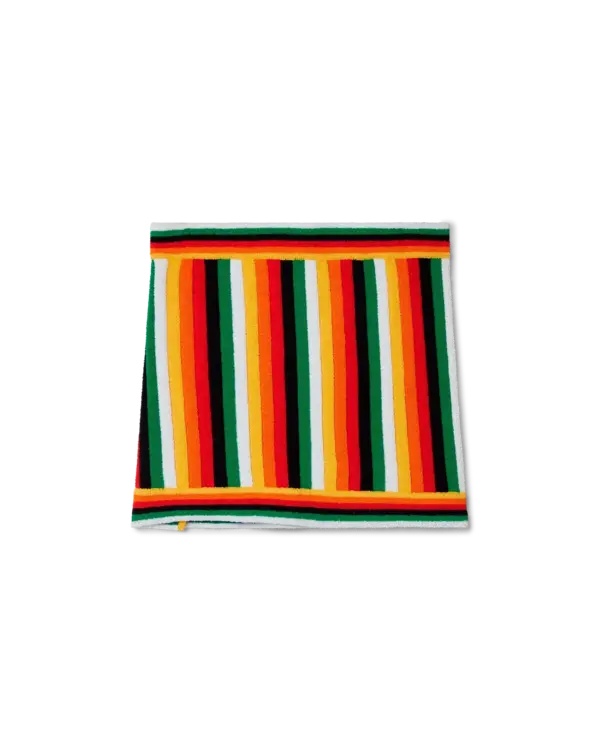 Casablanca Striped Towelling Mini Skirt - Multicolor