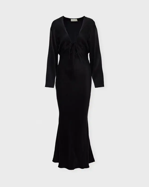 WAKAKUU Gouda Maxi Dress - Black