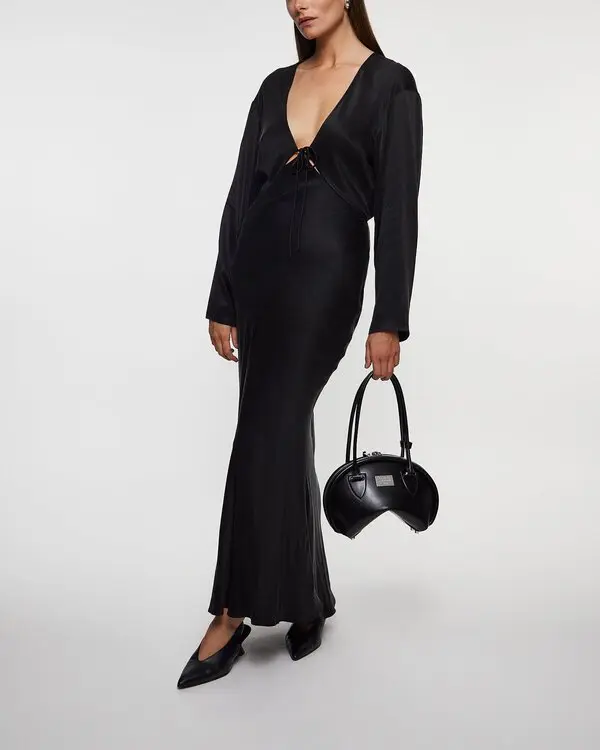WAKAKUU Gouda Maxi Dress - Black
