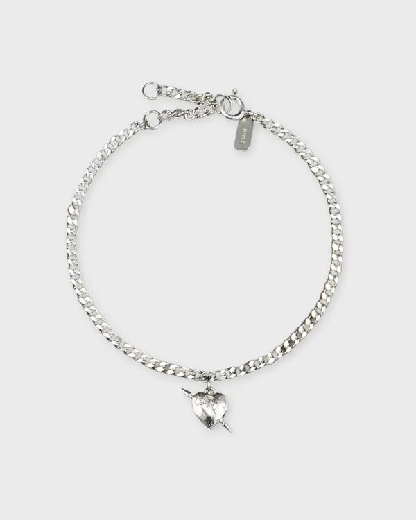 MARIA NILSDOTTER Tuvstarr's Heart Bracelet - Silver