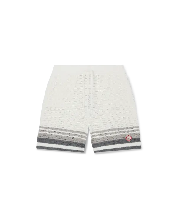 Casablanca Tennis Crochet Shorts - Multicolor