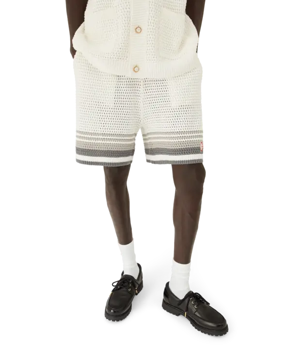 Casablanca Tennis Crochet Shorts - Multicolor