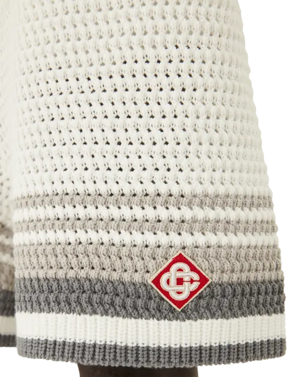 Casablanca Tennis Crochet Shorts - Multicolor
