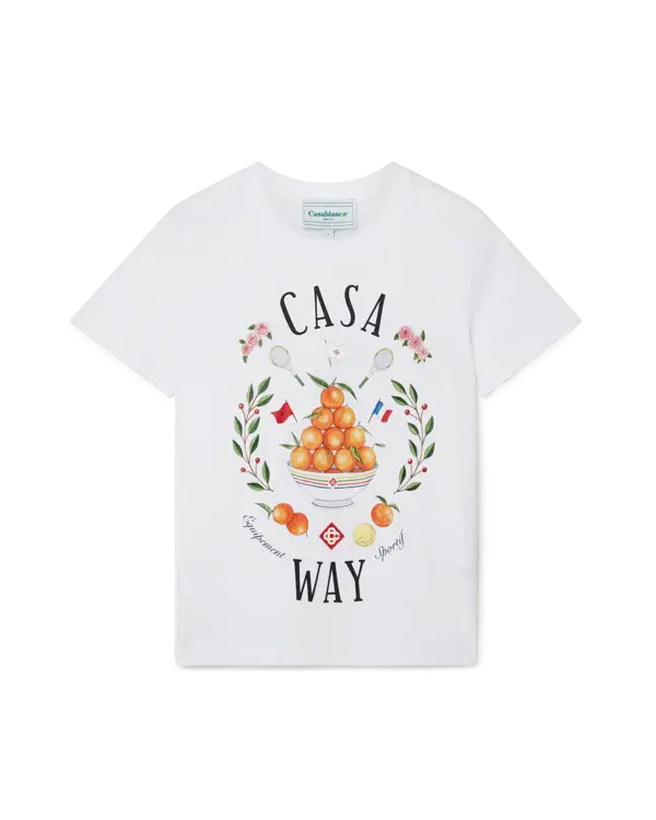 Casablanca Casa Way Short Sleeve T-shirt - Multicolor