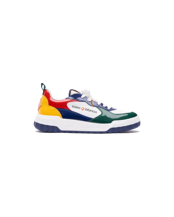 Casablanca Court Multicolour Sneakers - White