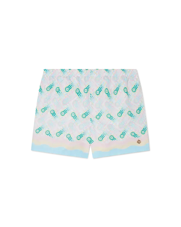 Casablanca Ping Pong Printed Swim Trunks - Multicolor