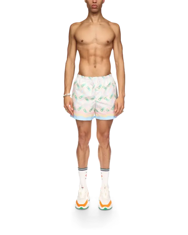 Casablanca Ping Pong Printed Swim Trunks
