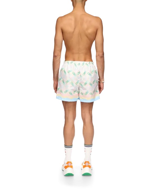 Casablanca Ping Pong Printed Swim Trunks