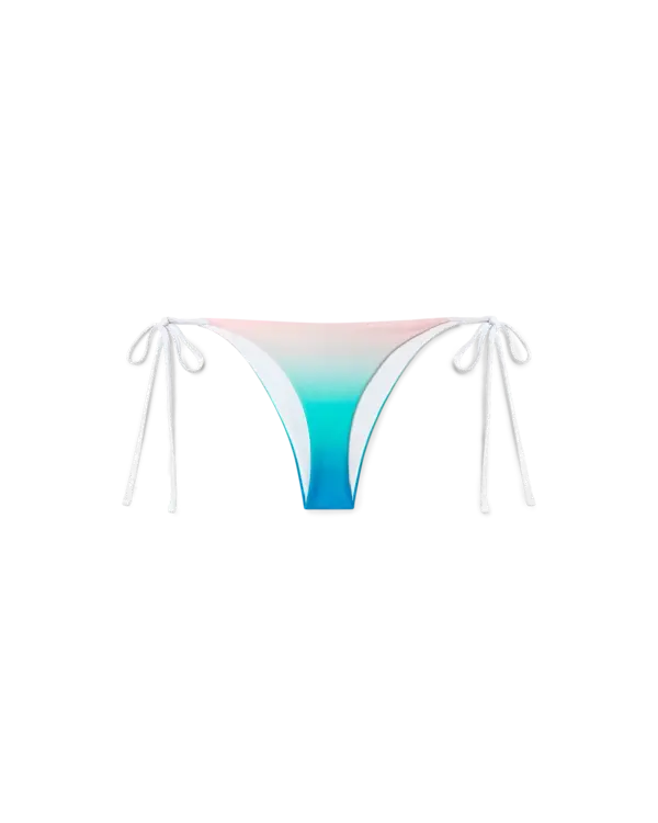 Casablanca Gradient Bikini Bottom - White