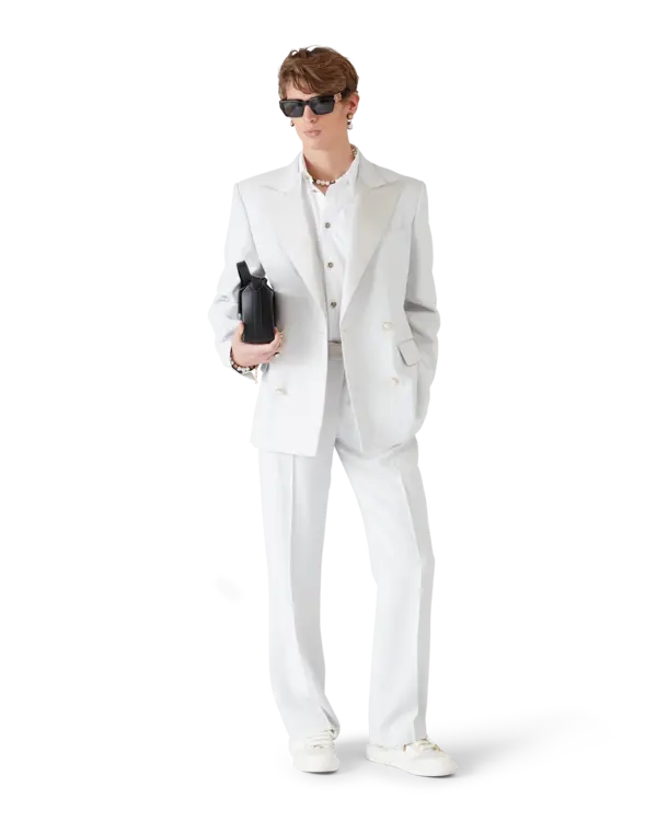 Casablanca Double Breasted Tuxedo Jacket - Multicolor