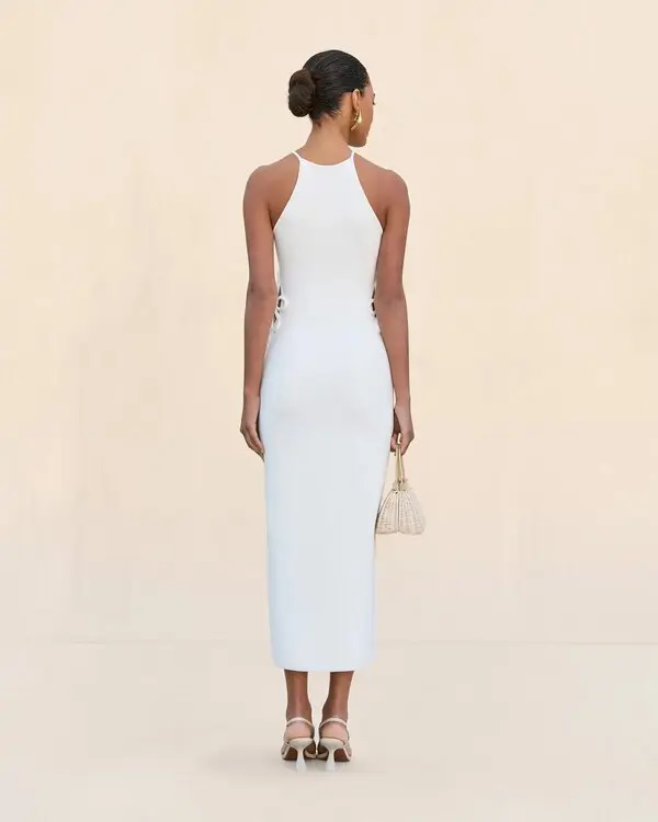 Cult Gaia Jena Knit Dress - Offwhite