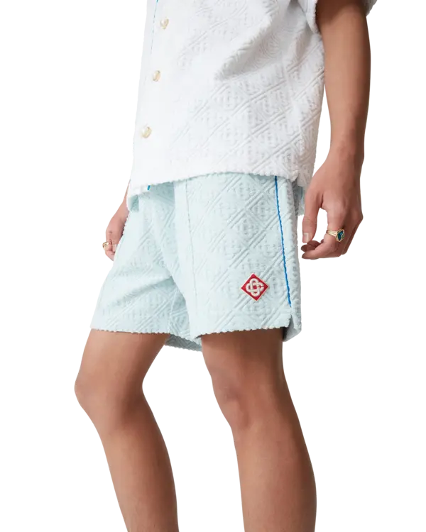 Casablanca Monogram Towelling Shorts - Multicolor
