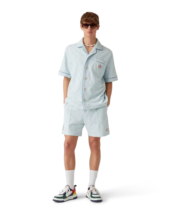 Casablanca Monogram Towelling Shorts - Multicolor