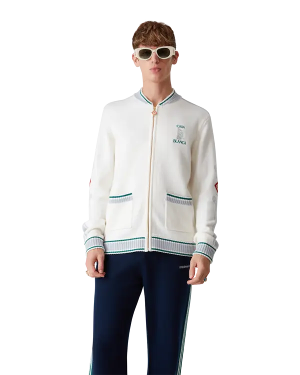 Casablanca Casa Club Merino Wool Jacket