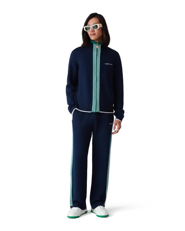 Casablanca Knit Tennis Track Jacket