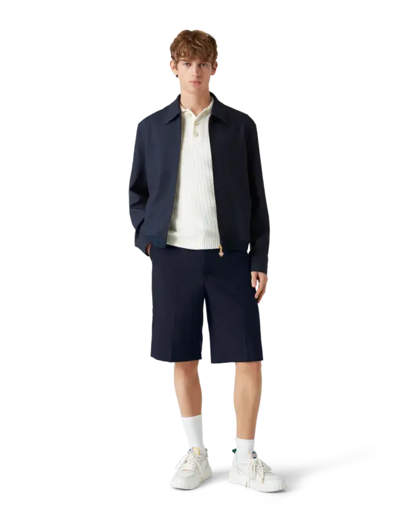 Casablanca Tailored Virgin Wool Shorts - Multicolor