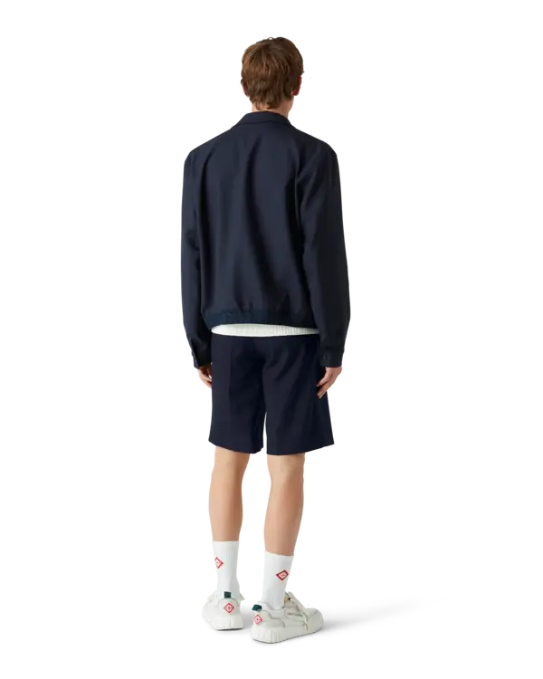 Casablanca Tailored Virgin Wool Shorts - Multicolor