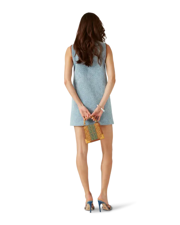Casablanca Monogram Denim Mini Dress