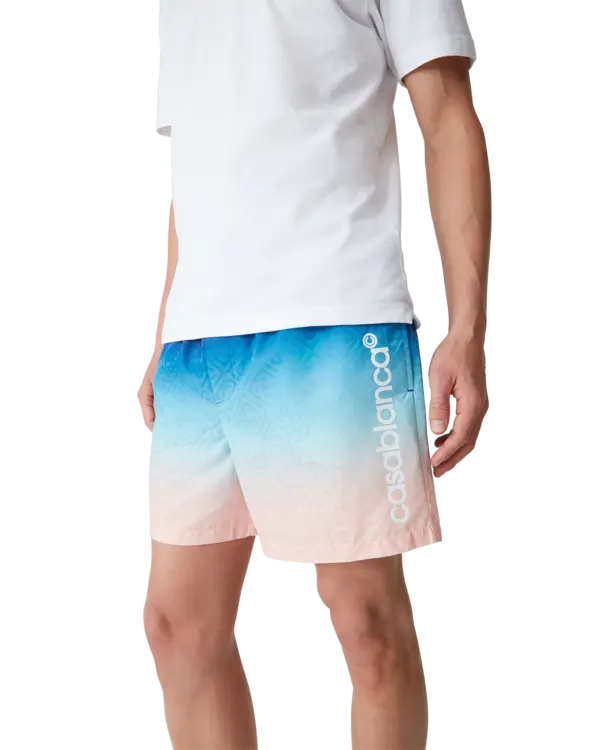 Casablanca Jacquard Gradient Swim Shorts