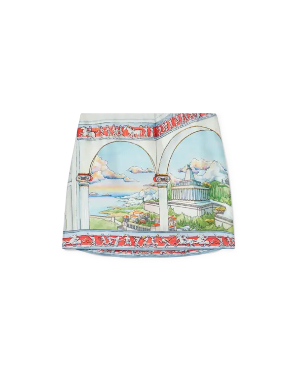 Casablanca Le Passage Silk Mini Skirt