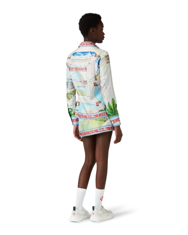 Casablanca Le Passage Silk Mini Skirt
