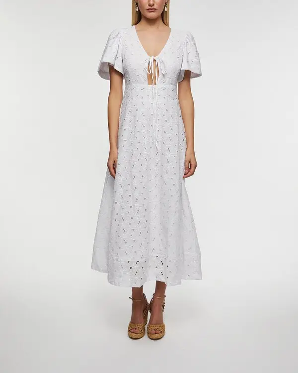 MandiBreeze A-line Broderie Anglaise Dress