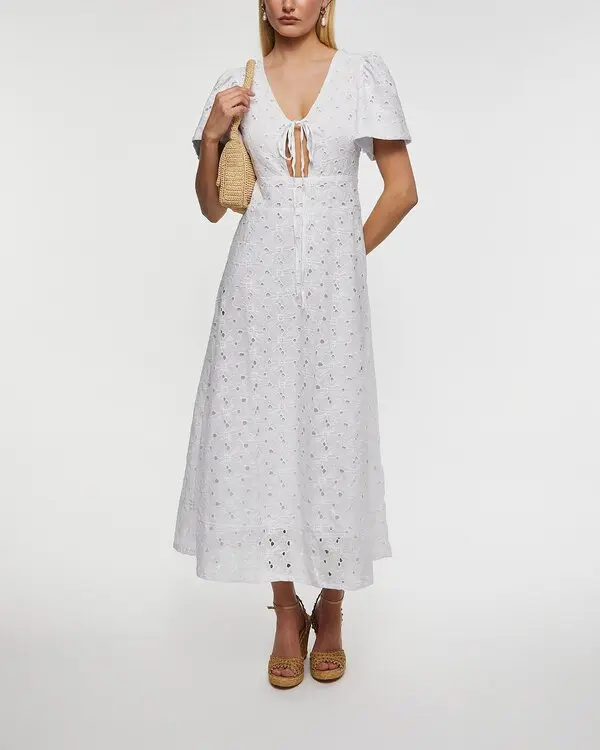 MandiBreeze A-line Broderie Anglaise Dress