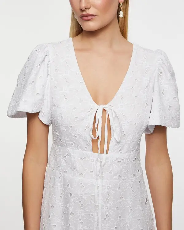 MandiBreeze A-line Broderie Anglaise Dress
