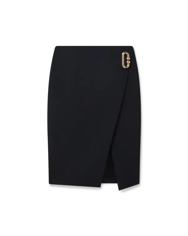 Casablanca Tailored Wrap Skirt
