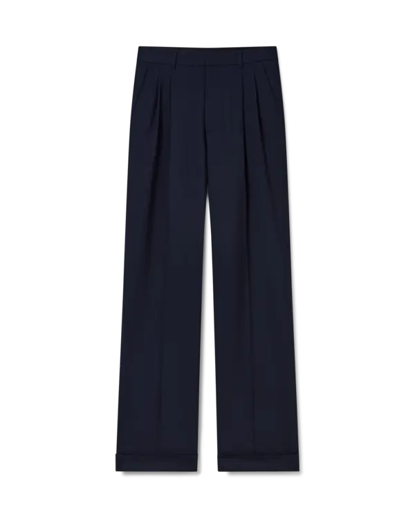 Casablanca Wool Tailored Pleated Trousers - Multicolor
