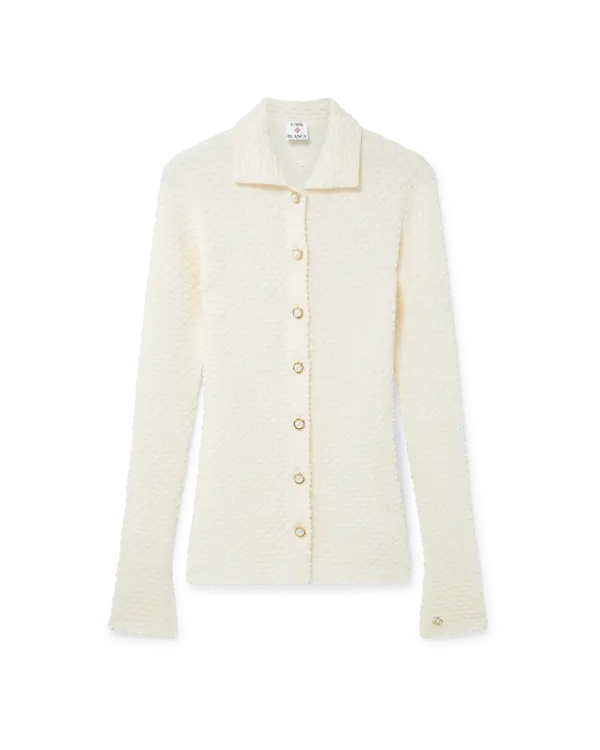 Casablanca Textured Knitted Shirt