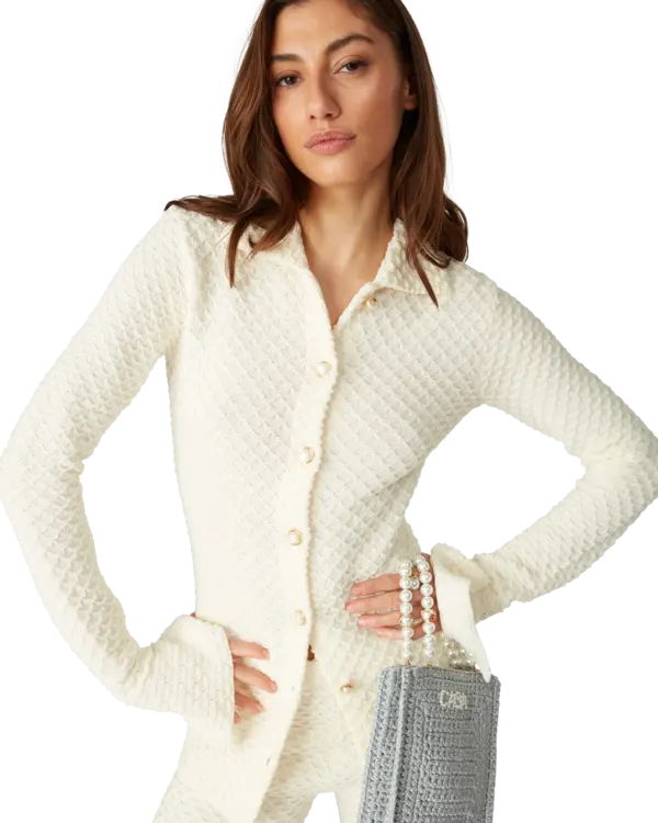 Casablanca Textured Knitted Shirt