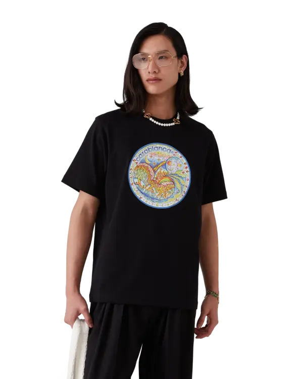 Casablanca The Four Elements Short Sleeve T-shirt - Multicolor