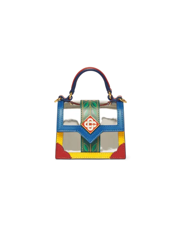 Casablanca Chrome Laurel Micro Jeanne Bag - Multicolor