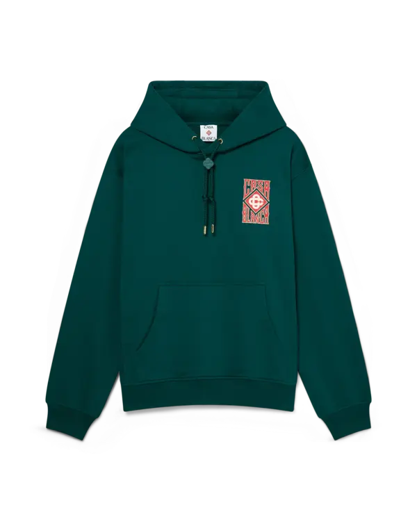 Casablanca Gothic Logo Hooded Sweatshirt