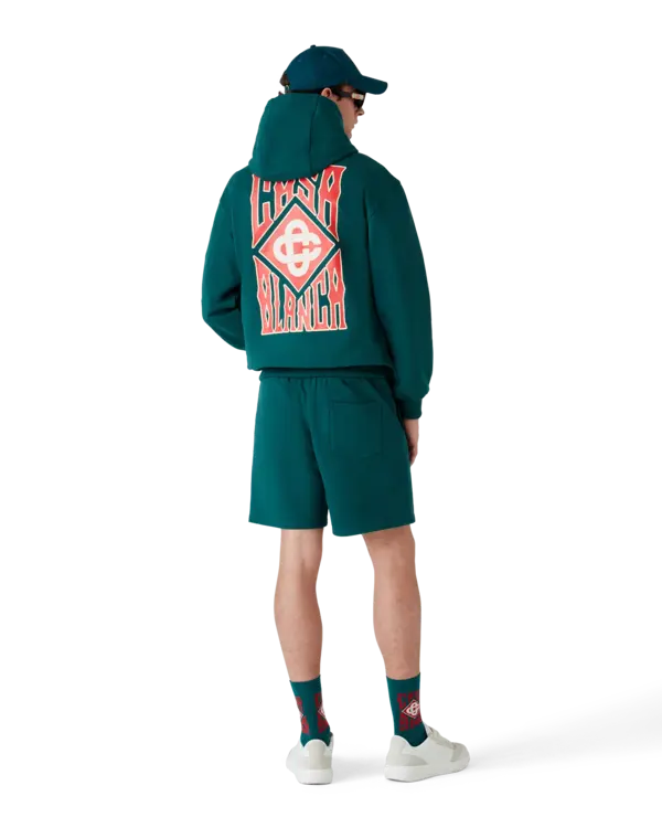 Casablanca Gothic Logo Hooded Sweatshirt