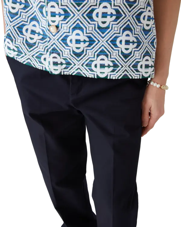 Casablanca Relaxed Chino Trousers - Multicolor