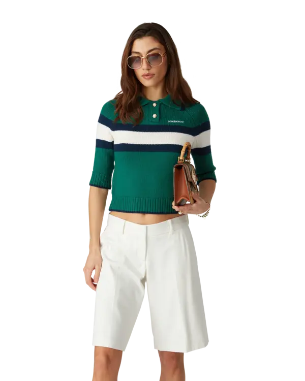 Casablanca Wool Relaxed Tailored Shorts