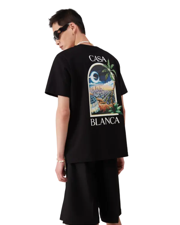 Casablanca La Nights Short Sleeve T-shirt - Multicolor