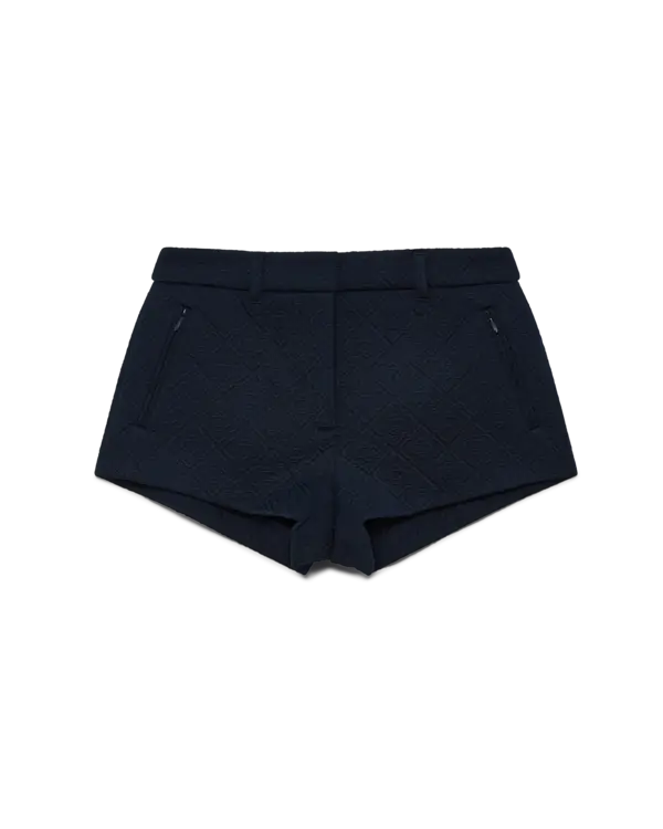 Casablanca Jacquard Knit Mini Shorts - Multicolor