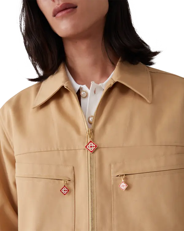 Casablanca Cotton Zip Jacket