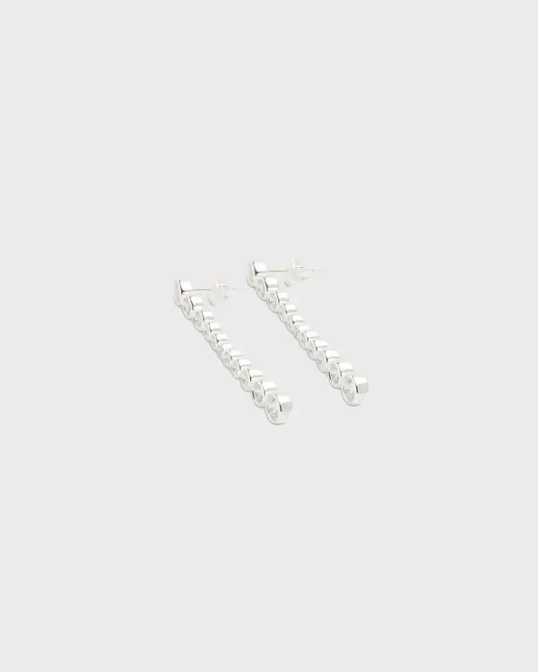 RAGBAG Oda Long Earrings - Silver